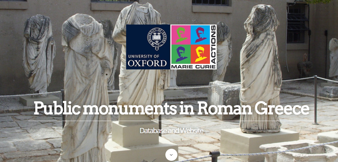 Public Monuments in Roman Greece: A New Database – Corinthian Matters